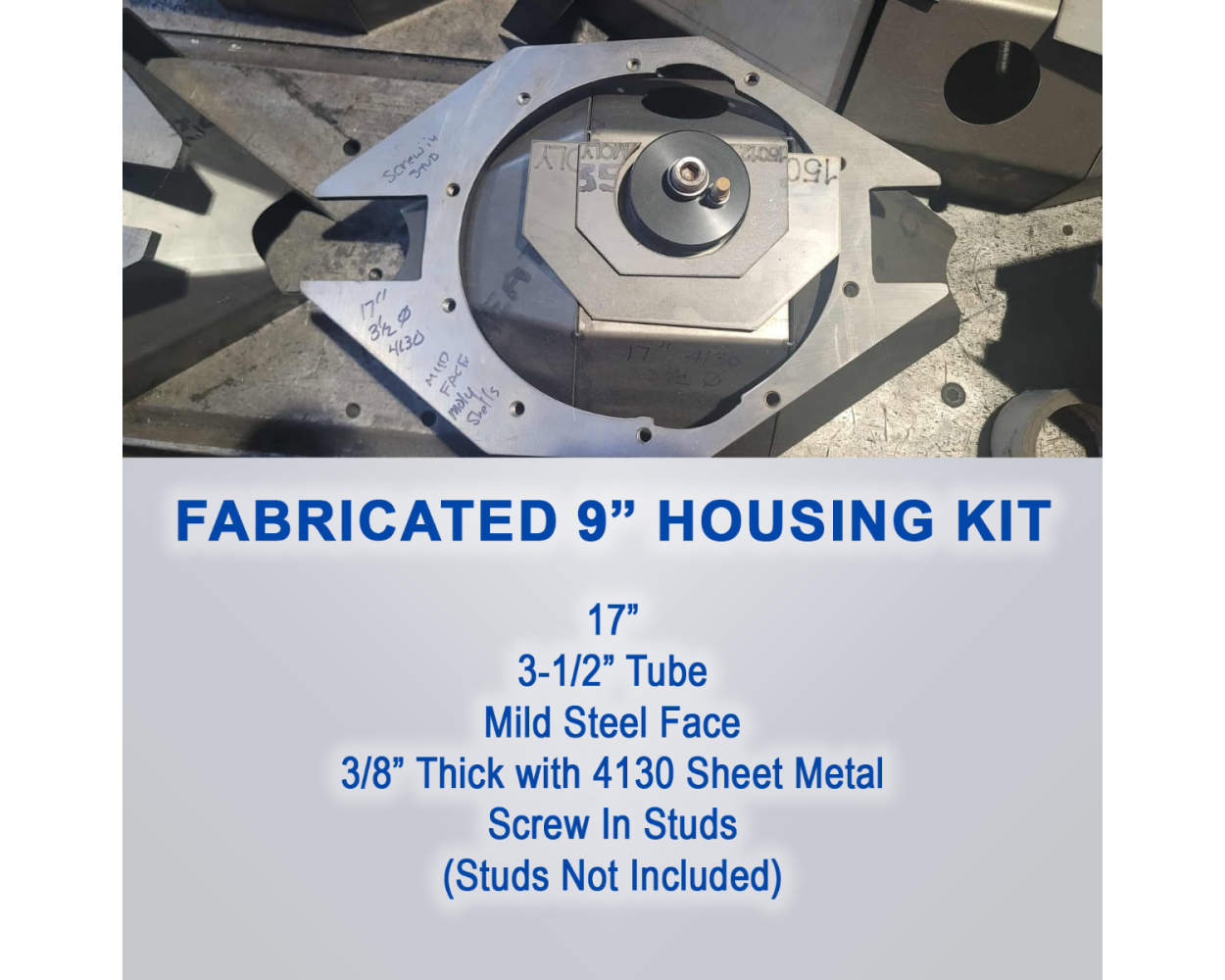 Fabricated 9" Housing Kit K3